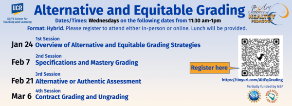 alternative and equitable grading image | XCITE Center for Teaching and ...